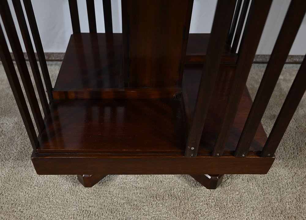 Mahogany Rotating Library for sale at Pamono