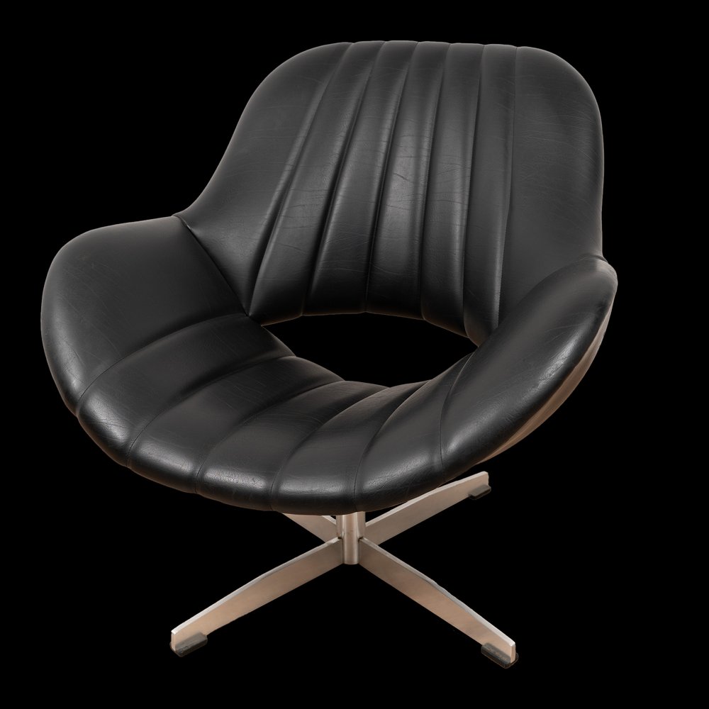 Romefa Swivel Chair by Enrico Wallès, 1960s for sale at Pamono