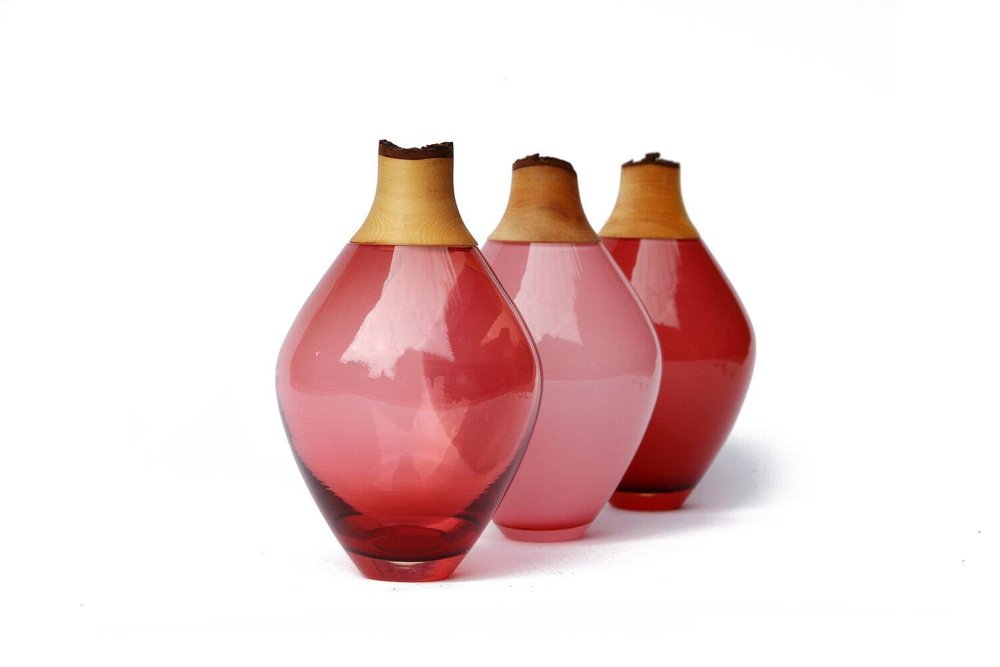 Candy Rose Matisse Stacking Vase by Pia Wüstenberg for sale at Pamono