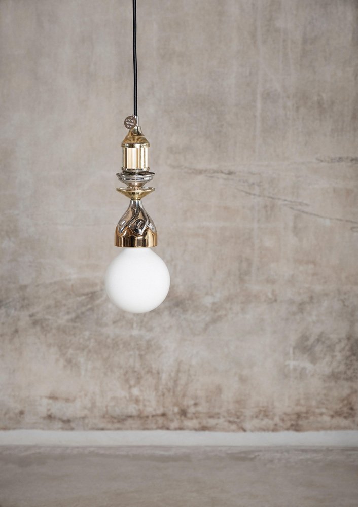 Silver and Gold L1 Light by Flétta for sale at Pamono
