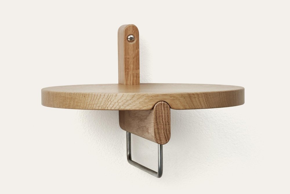 Natural Rondelle Round Shelf with Hanger by Storängen Design for sale ...