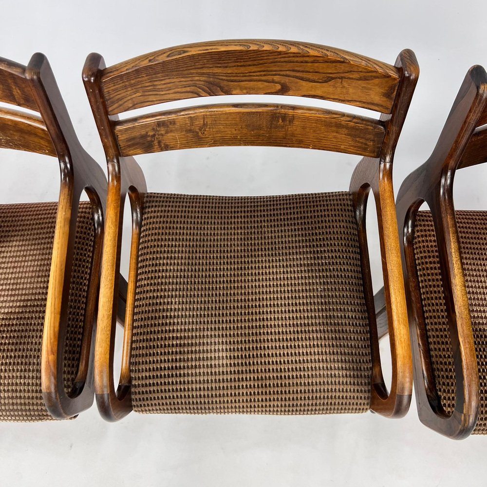 Dutch Brutalist Armchairs, 1970s, Set of 5 for sale at Pamono