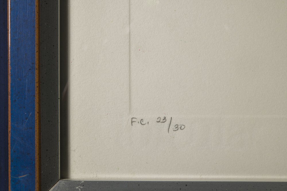 Mario Schifano, Composition, 1988, Silkscreen for sale at Pamono