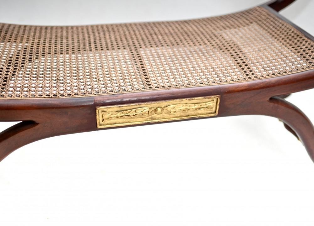 Regency Window Seats in Cane, Set of 2 for sale at Pamono