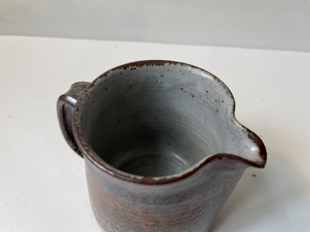 Danish Glazed Stoneware Jug by Jacob E. Bang, 1960s for sale at Pamono