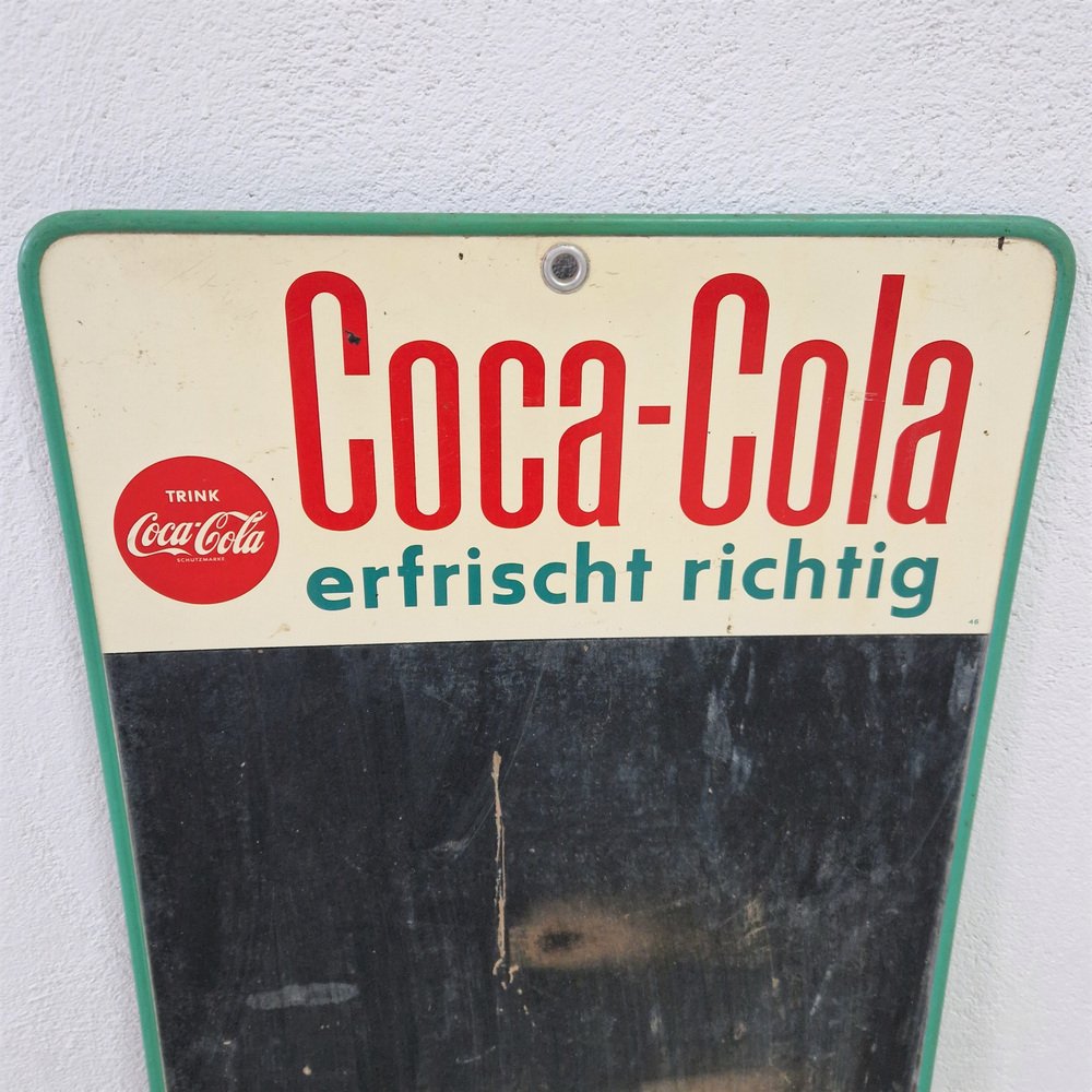Insegna pubblicitaria Coca-Cola, anni '50 in vendita su Pamono