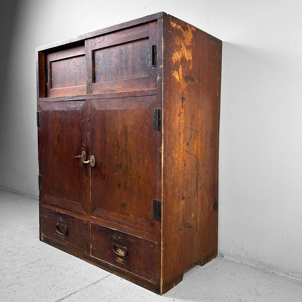 Japanese Tansu Storage Cabinet, 1930s for sale at Pamono
