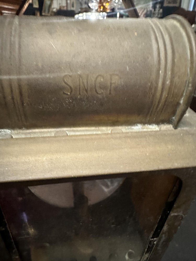 Signaling Lamp from SNCF, 1930s for sale at Pamono