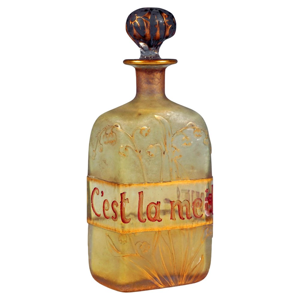 Art New Schnapsflasche von Daum Nancy, Frankreich, 1890er bei Pamono kaufen