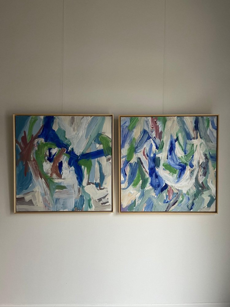 Michael Strain, Turbulent Sea, Tiree, Acrylic on Canvas for sale at Pamono