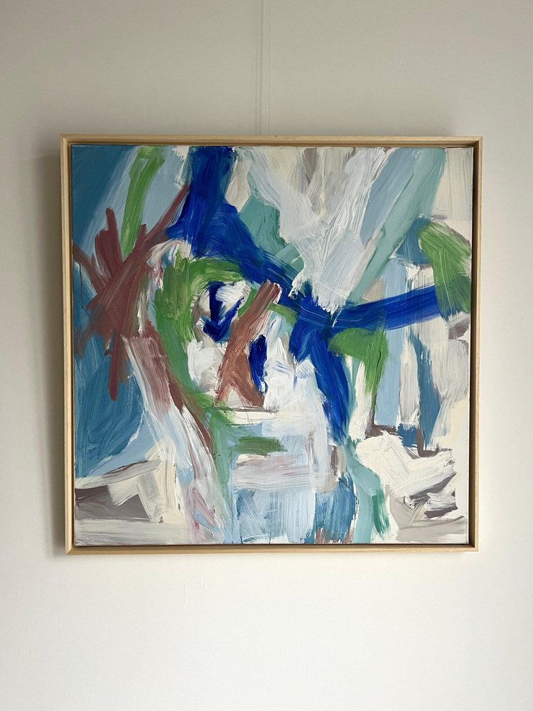 Michael Strain, Turbulent Sea, Tiree, Acrylic on Canvas for sale at Pamono