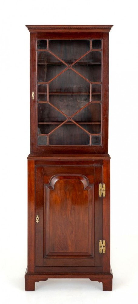 Georgian Bookcase in Glazed Mahogany for sale at Pamono