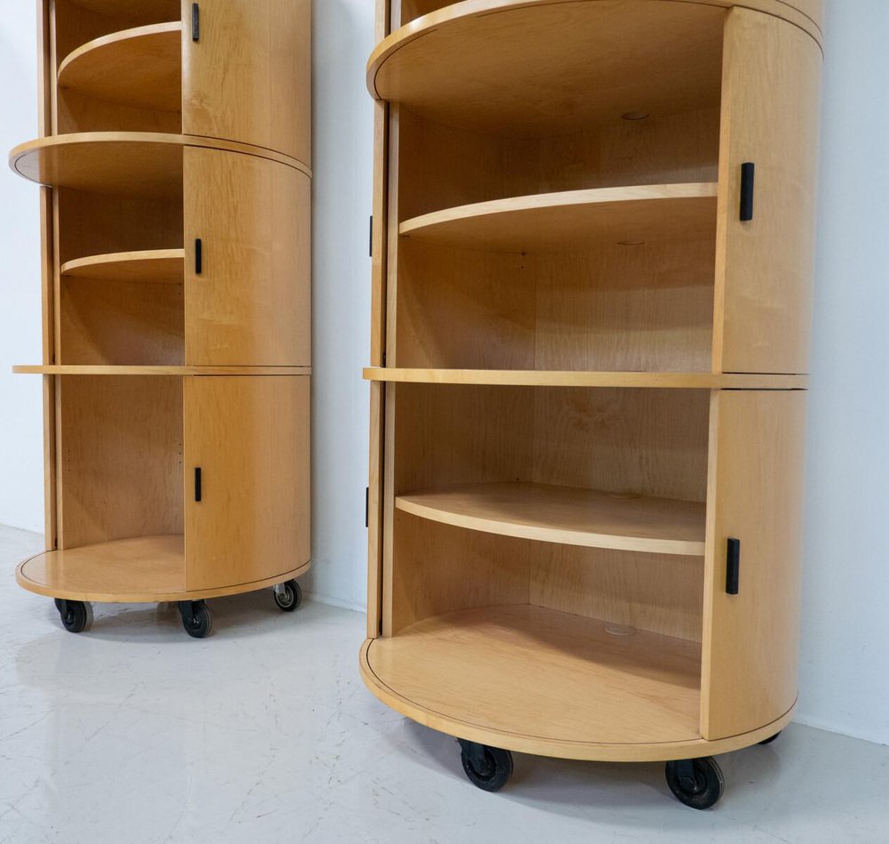 Mid-Century Modern Big O Cabinets by Dirk Meylaerts, 1990s, Set of 2 ...