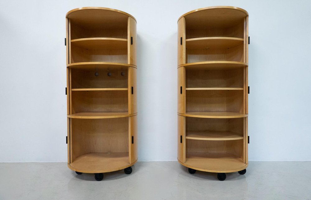 Mid-Century Modern Big O Cabinets by Dirk Meylaerts, 1990s, Set of 2 ...