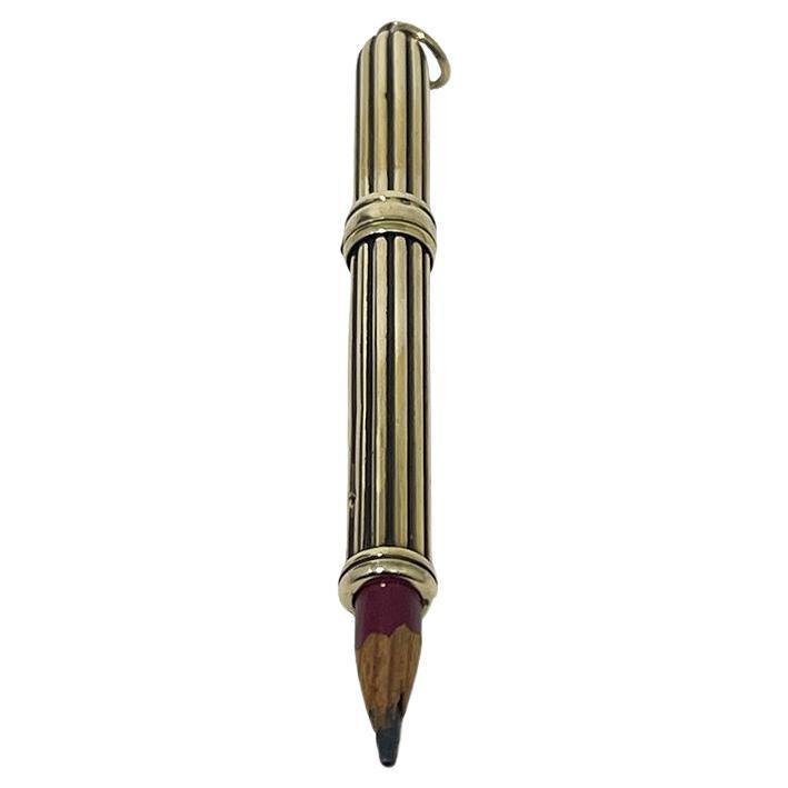 19th Century Dutch Gold Sliding Pencil for sale at Pamono