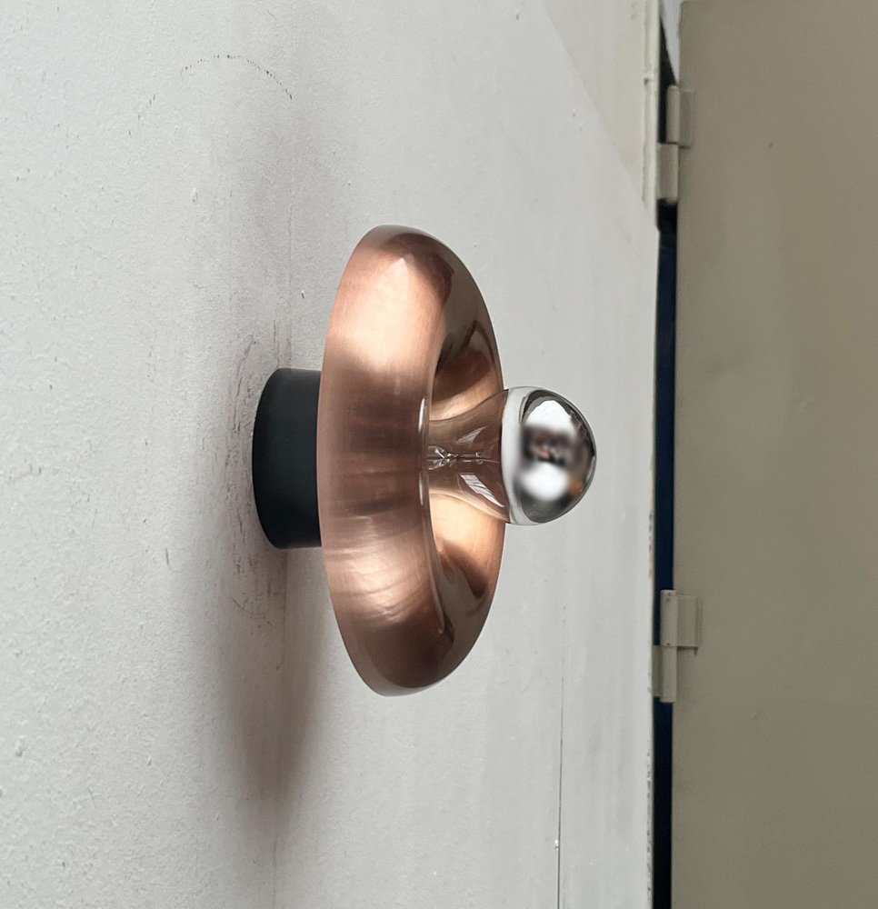 Mid-Century German Space Age Mushroom Wall Lamps from Teka, 1960s, Set ...