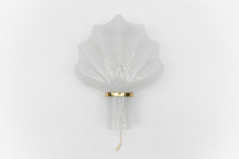 Greman Mussel Wall Lamp in Murano Glass from Doria Leuchten, 1960s for ...