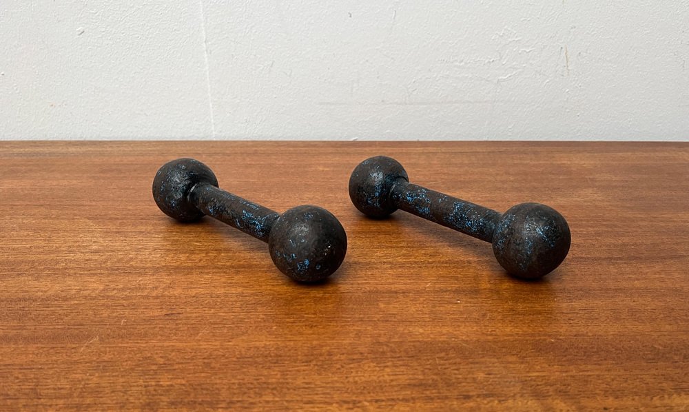 Mid-Century Dumbbells, 1960s, Set of 2 for sale at Pamono