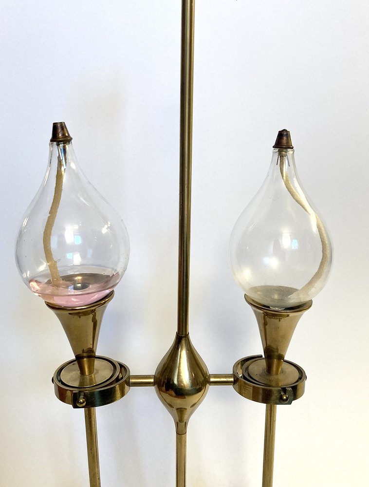 Clear Drops Oil Lamp by Freddie Andersen, 1970s for sale at Pamono