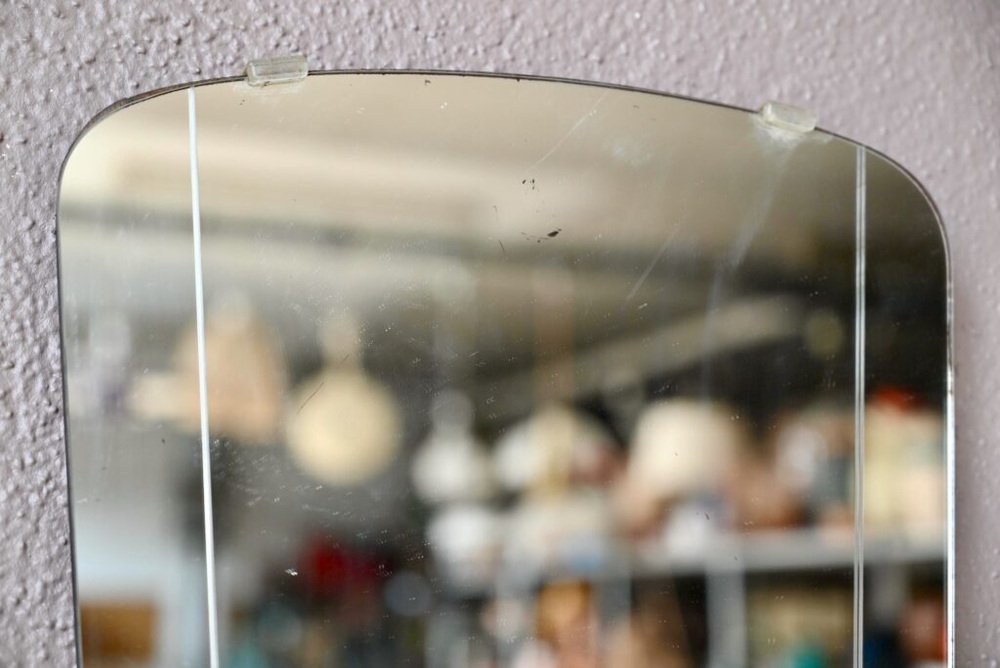 Large Rearview Mirror, 1950s for sale at Pamono