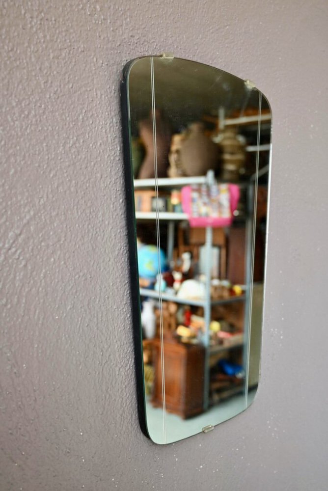 Large Rearview Mirror, 1950s for sale at Pamono