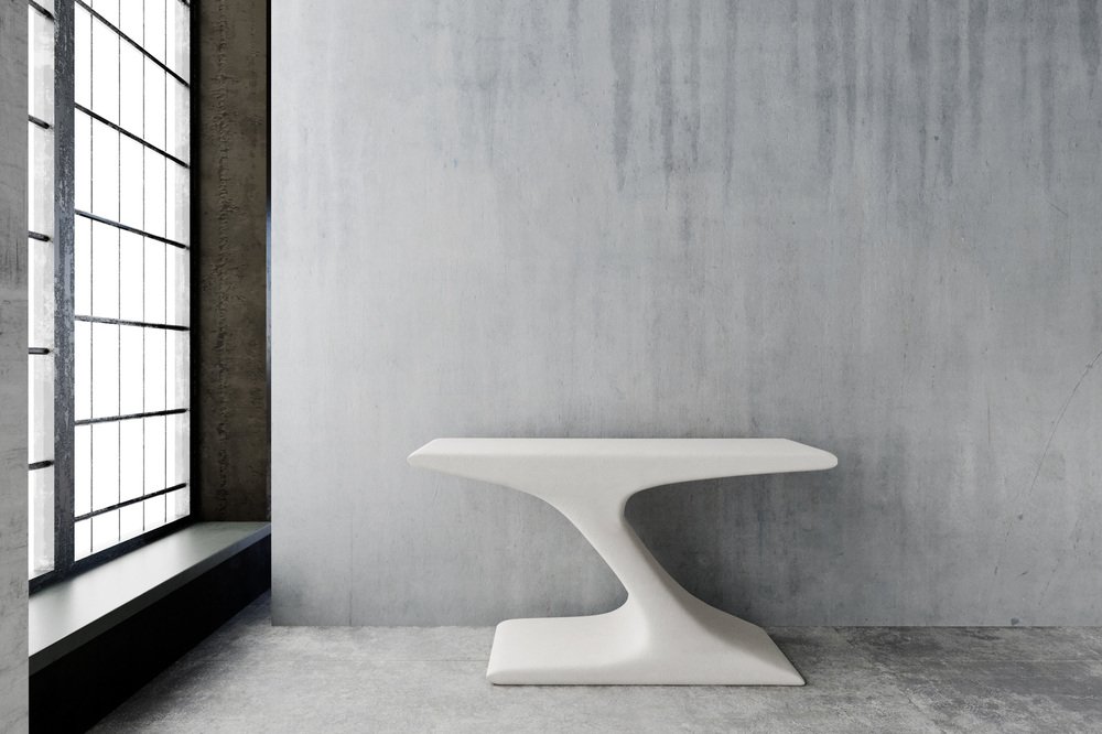 Sundar Console in Concrete by Neal Aronowitz for sale at Pamono
