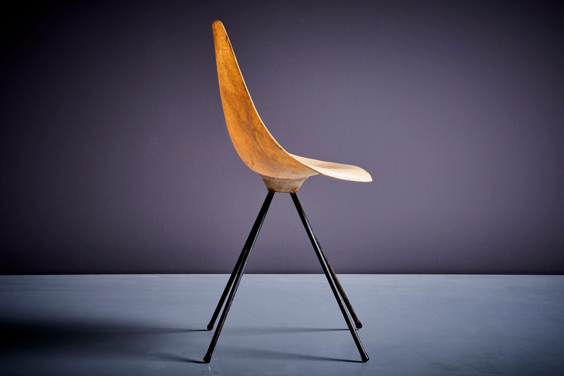 French Fiberglass Chair by Jean-René Picard for S.E.T.A, 1950s for sale ...