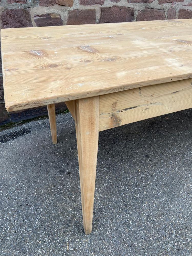 Large French Farm Table, 1920s for sale at Pamono