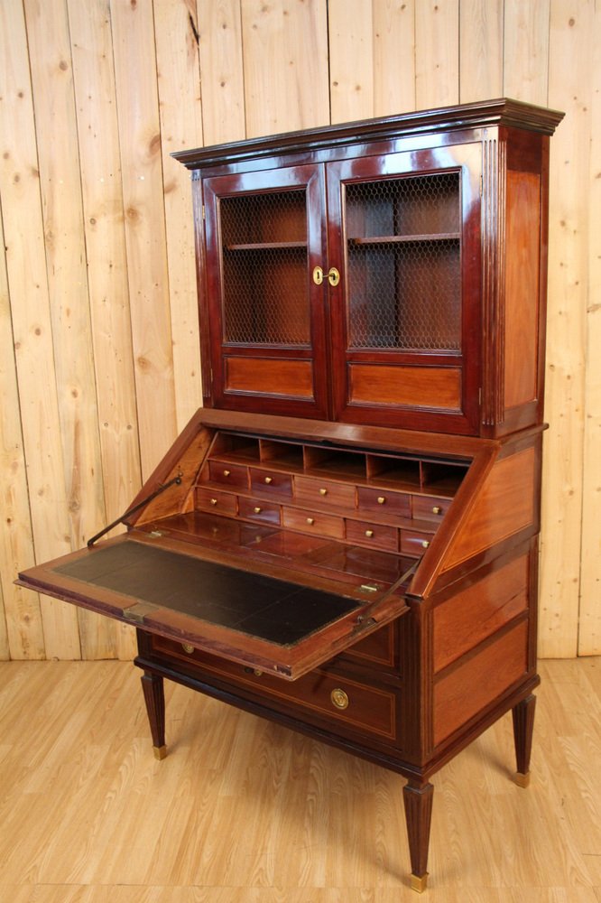 18th Century Scriban Library in Mahogany for sale at Pamono
