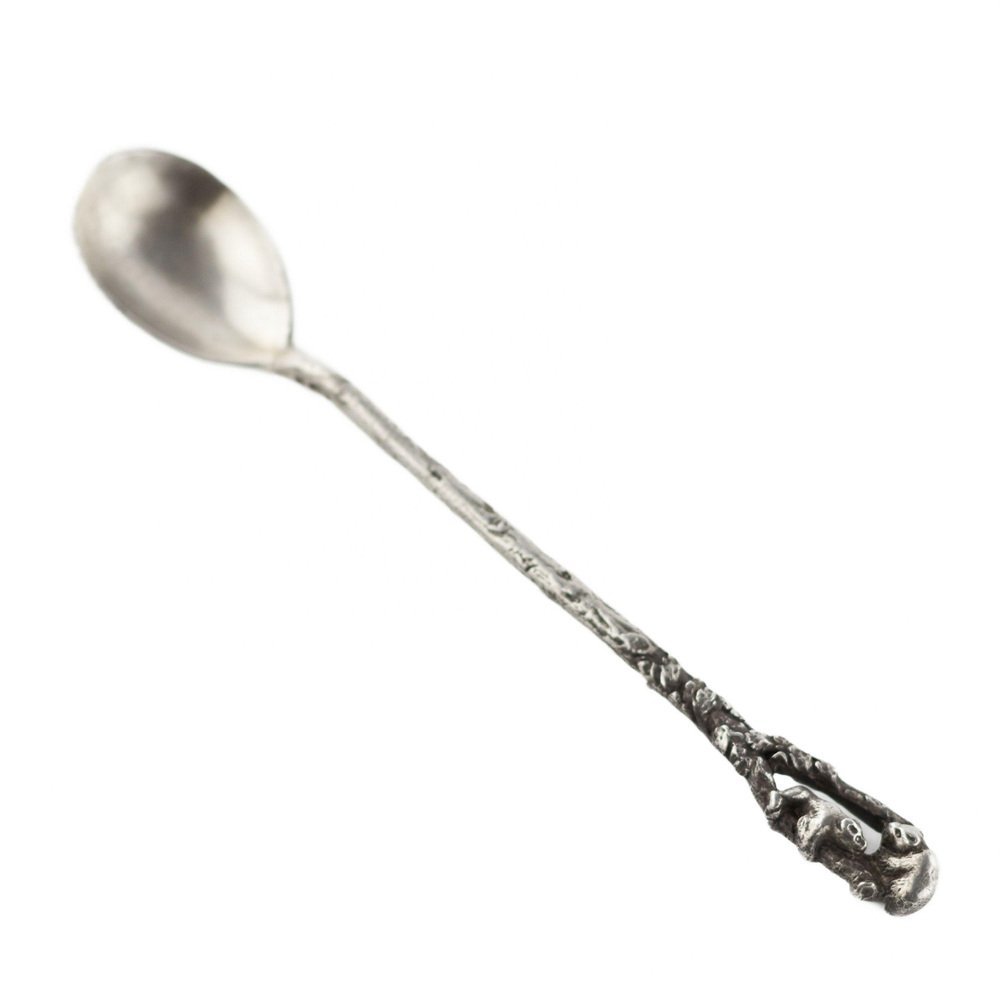 Russian Silver Spoon, Early 20th Century for sale at Pamono