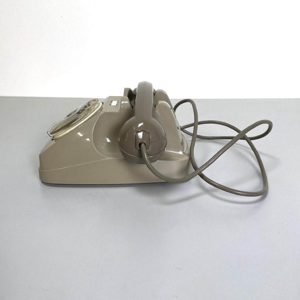 Mid-Century Italian Sip Telephone with Handset Holder Music Box from ...