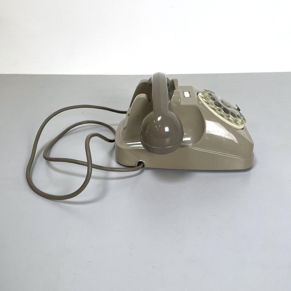 Mid-Century Italian Sip Telephone with Handset Holder Music Box from ...