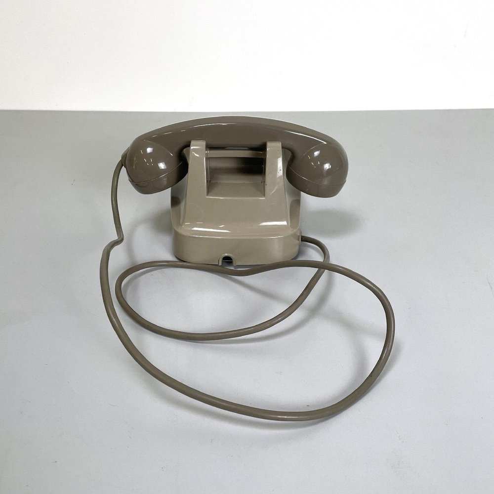 Mid-Century Italian Sip Telephone with Handset Holder Music Box from ...