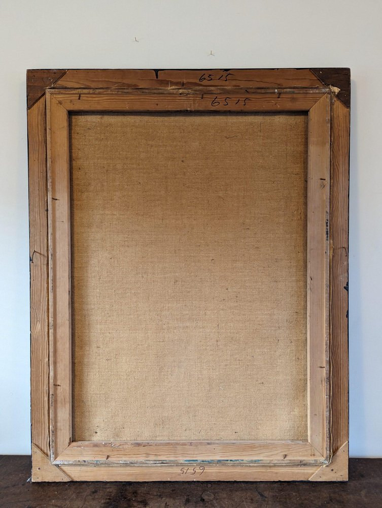 Cradle, 1950s, Paint & Canvas, Framed for sale at Pamono