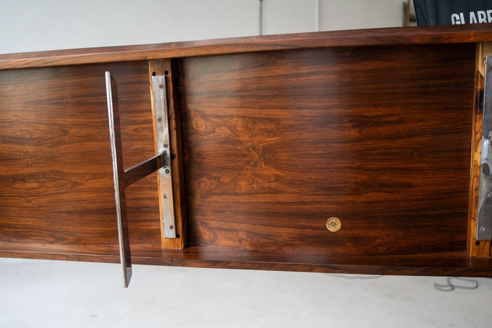 Vintage Onda Bench with Magazine Rack by Jorge Zalszupin for Atelier ...