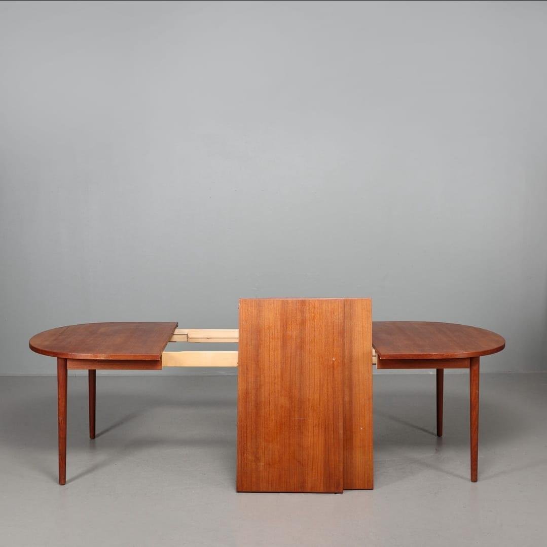 Model Ove Dining Table in Teak by Nils Jonsson for Troeds, 1960s for ...