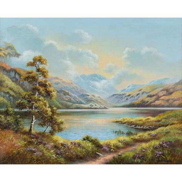Wendy Reeves, Loch in the Scottish Highlands, 1985, Oil Painting ...
