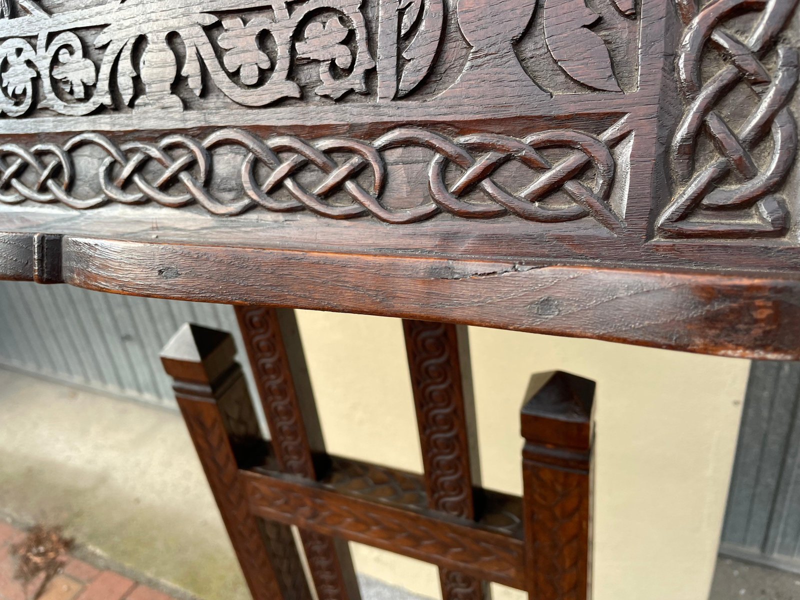 Medieval Wooden Double Lectern For Sale At Pamono