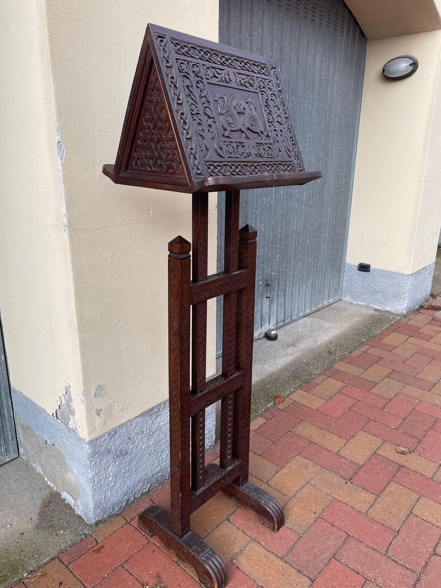 Medieval Wooden Double Lectern for sale at Pamono