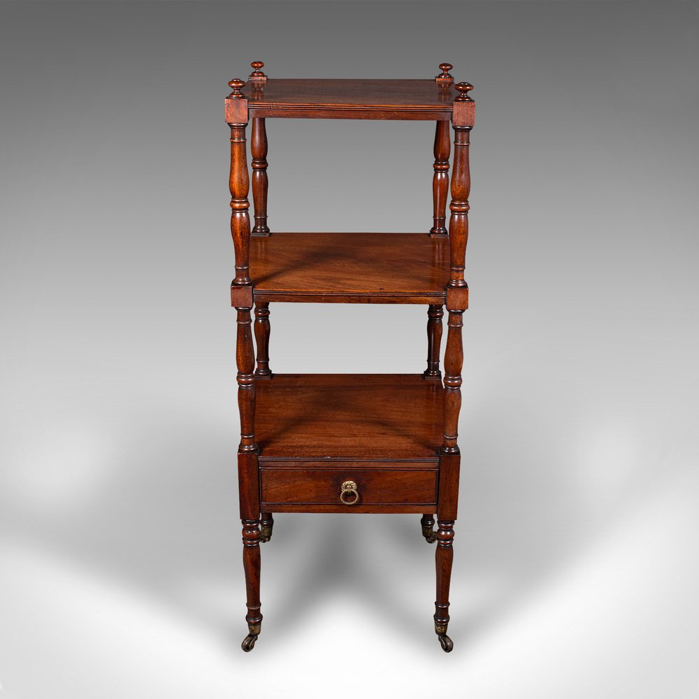 English 3 Tier Whatnot Open Display Stand, 1800s for sale at Pamono