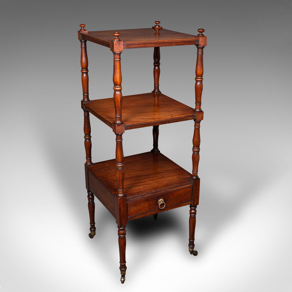 English 3 Tier Whatnot Open Display Stand, 1800s for sale at Pamono