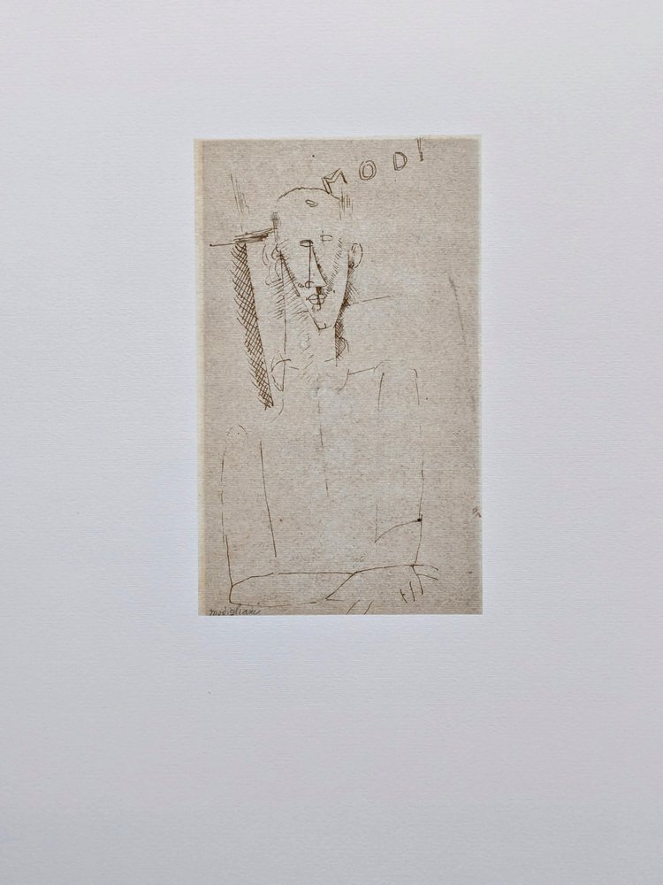 Amedeo Modigliani, Portrait of a Man-Modi, Limited Edition Lithograph ...