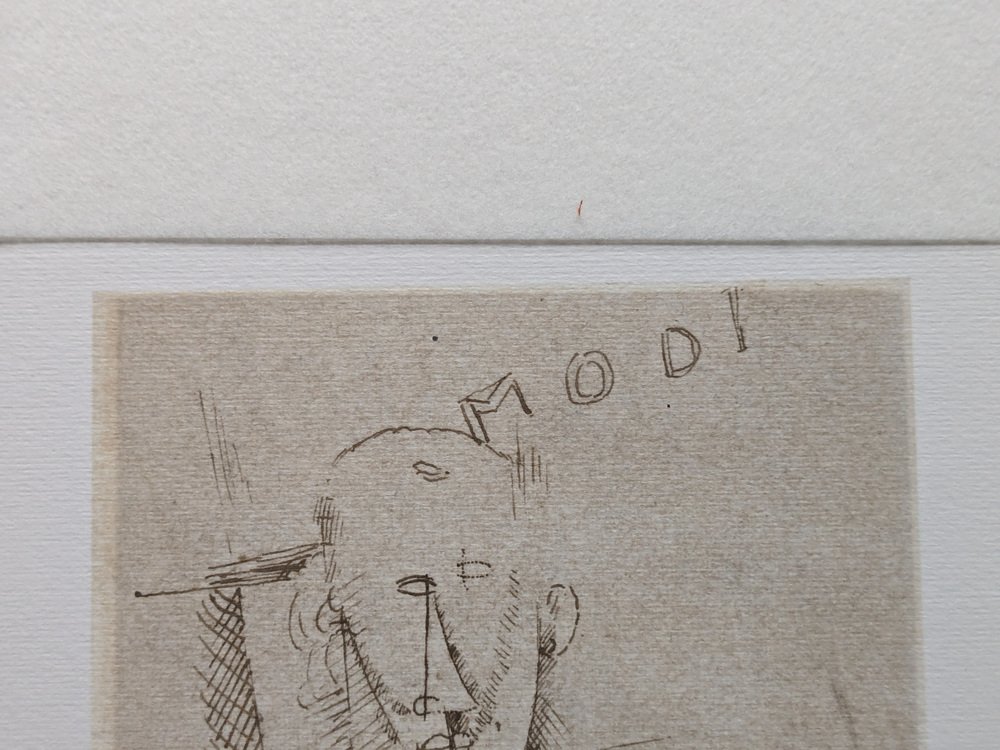 Amedeo Modigliani, Portrait of a Man-Modi, Limited Edition Lithograph ...