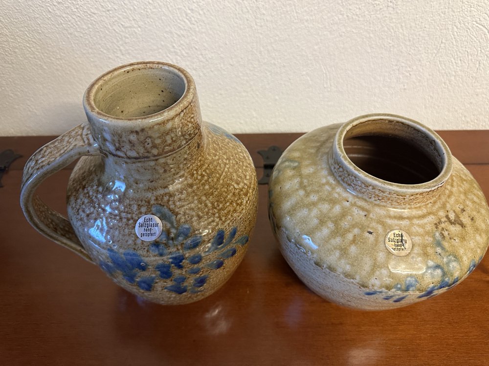 Handmade Ceramic Jars with Real Salt Glaze from Westwälder Steingut ...