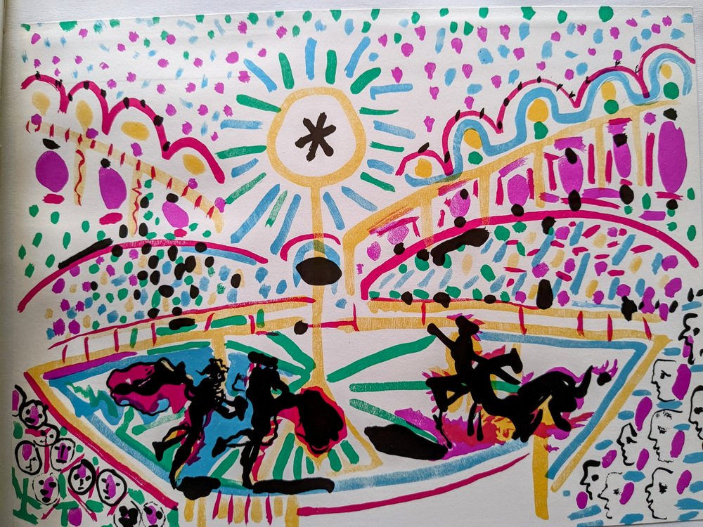 Pablo Picasso, Corida, Litografia, 1966 in vendita su Pamono