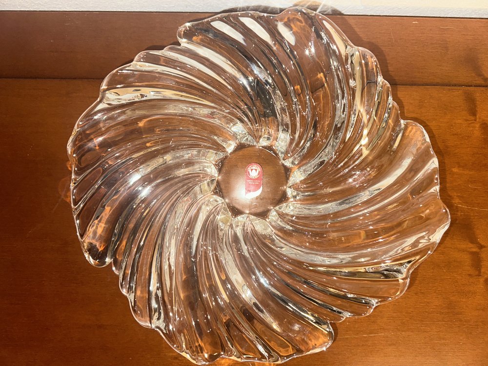 Crystal Shell Bowl by Walther Glas for sale at Pamono