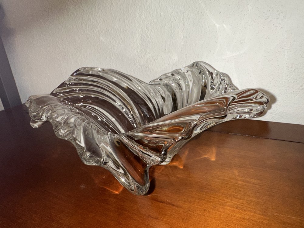 Crystal Shell Bowl by Walther Glas for sale at Pamono