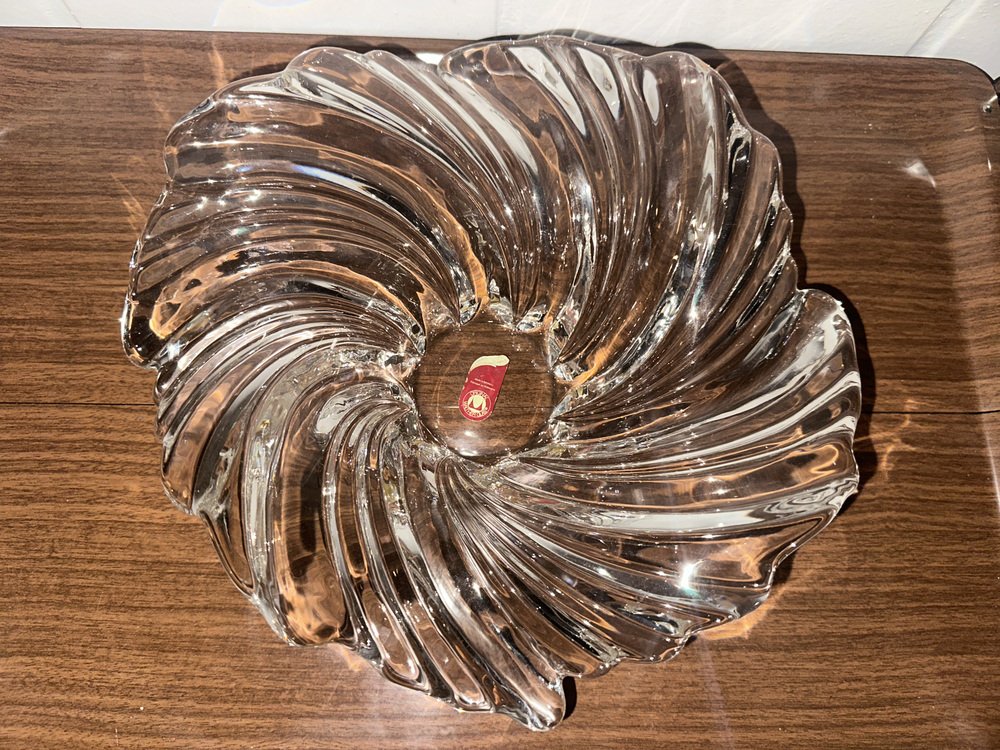 Crystal Shell Bowl by Walther Glas for sale at Pamono