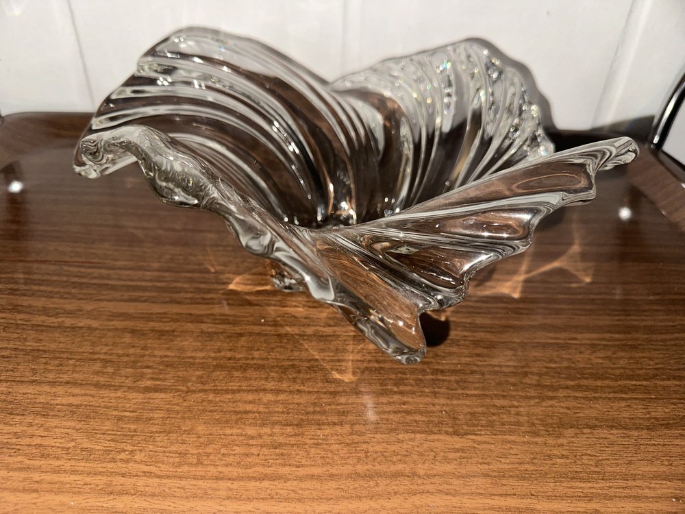 Crystal Shell Bowl by Walther Glas for sale at Pamono
