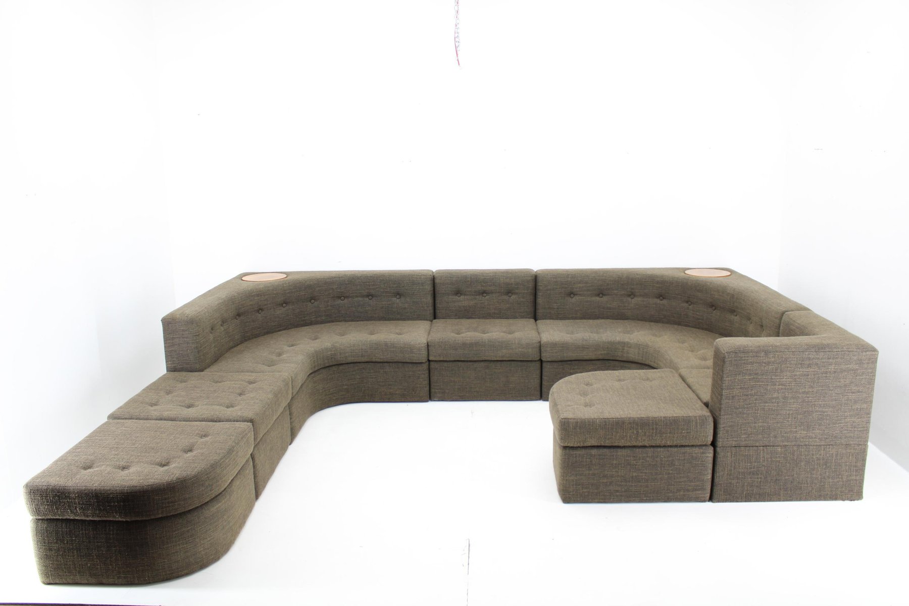 Large Modular Sofa, Former Czechoslovakia, 1970s, Set of 7 for sale at ...